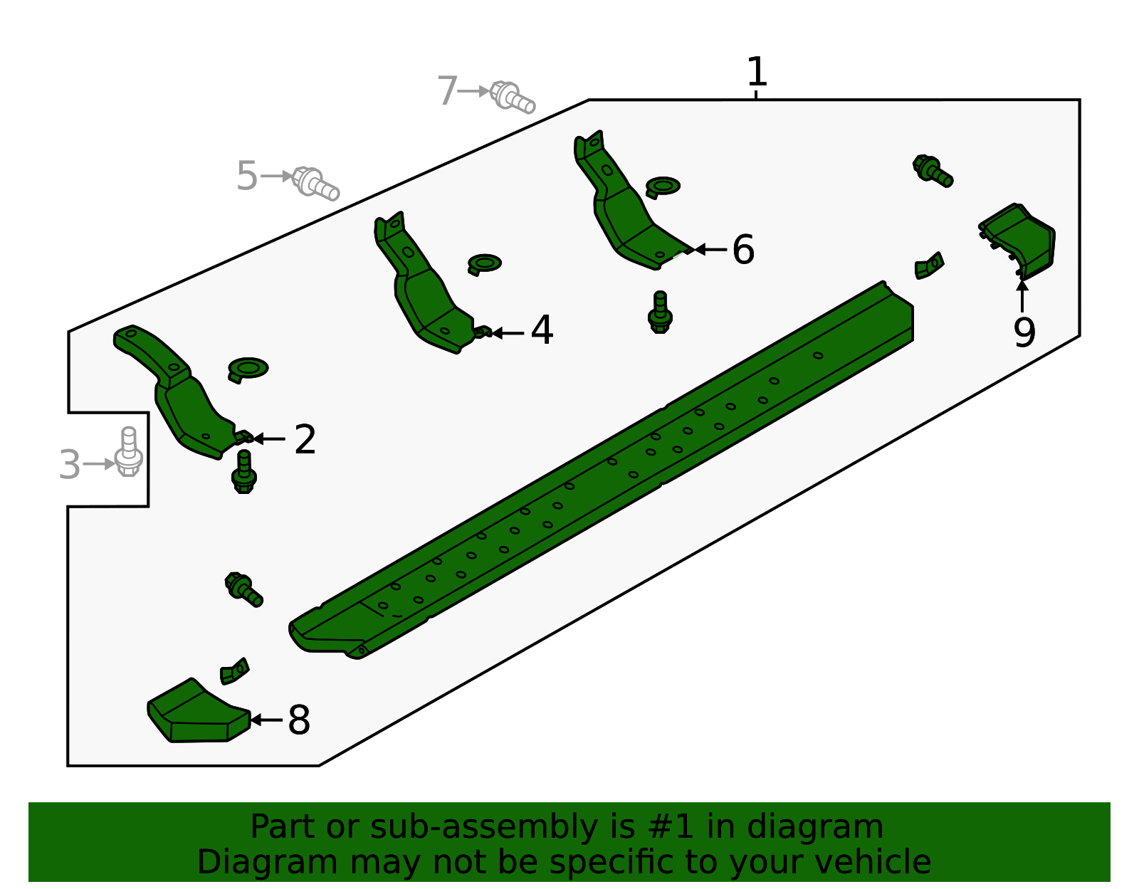M2DZ-16450-CB - Step Bar | Ford OEM Parts Outlet