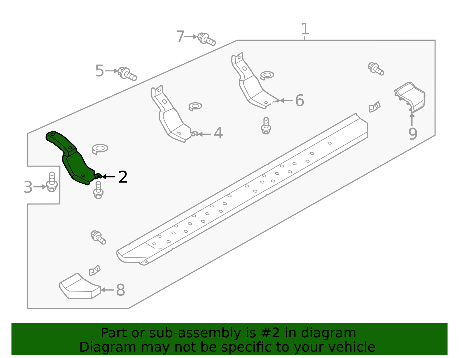 kb3z16a506d - Ford Front Bracket 2019-2025 Ford | Performance Auto Parts