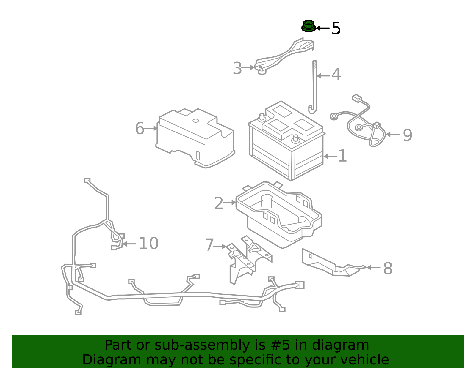 2001-2019 Ford Hold Down Nut -W701694-S441 | TascaParts.com