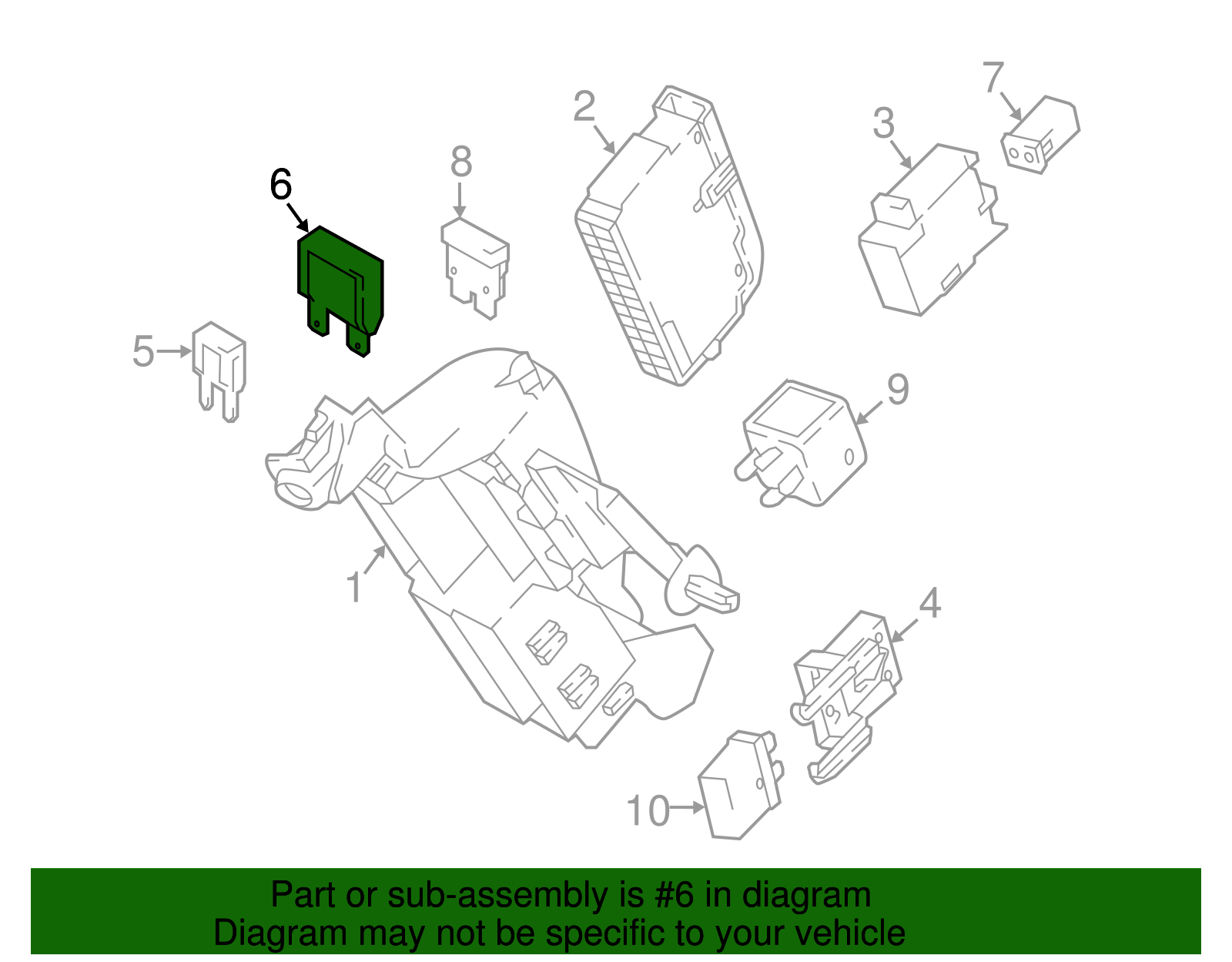2001-2025 Audi Fuse N-102-519-03 | Genuine Audi Parts