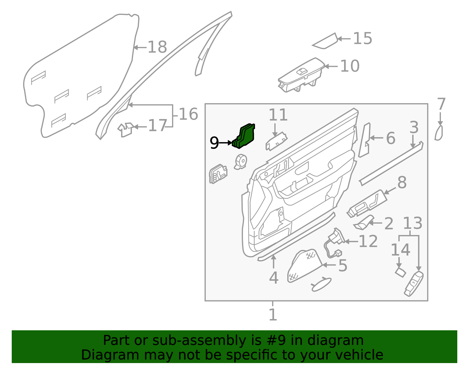 88995-3F200 - Memory Switch 2007-2009 Kia Amanti | Kia.Parts Store