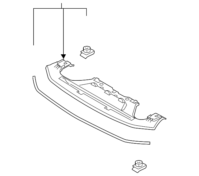 2017-2018 Mazda 3 Lower Support B61K-50-0S0 | Mazda Parts Deals