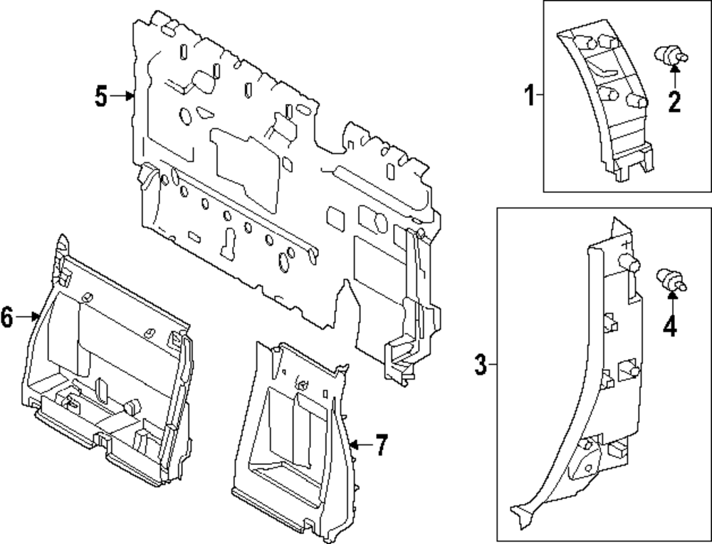 2024 Toyota Tacoma Lower Trim 62530-AK010-C0 | Toyota Parts Center