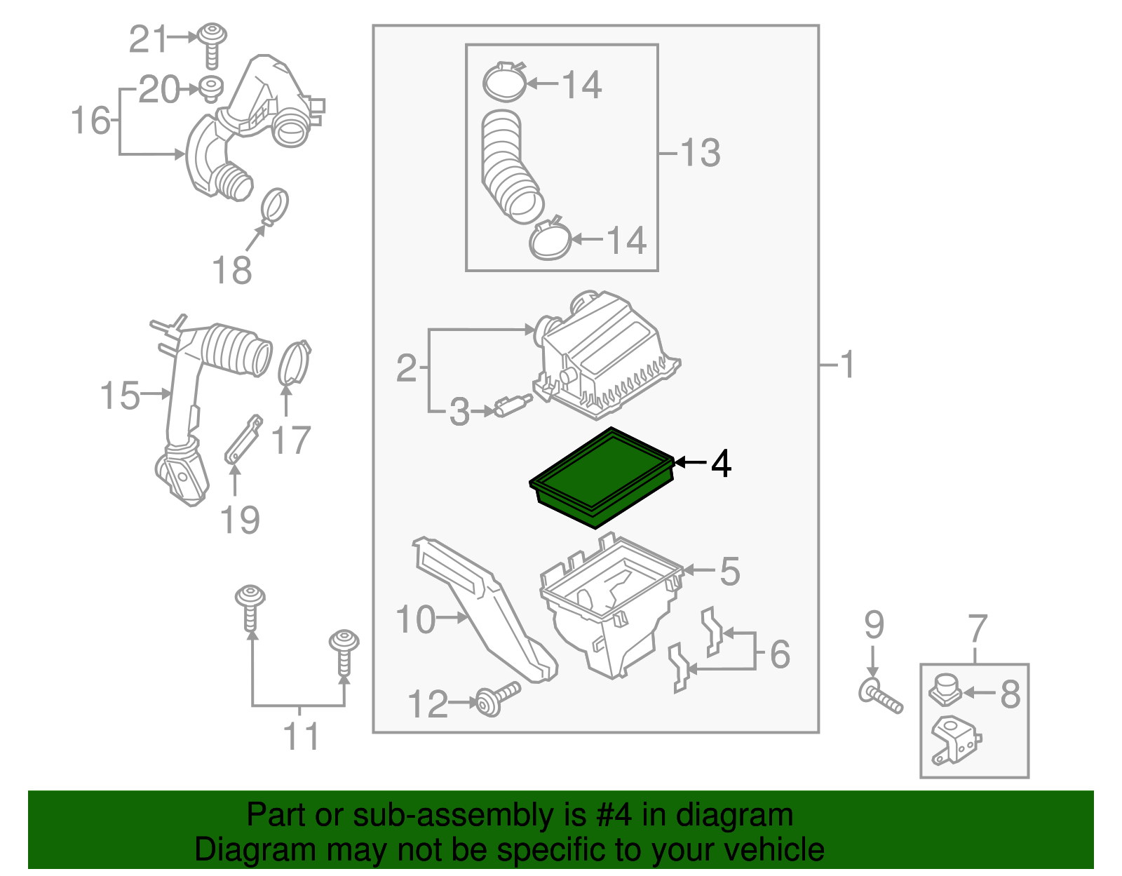 2013-2024 Ford Motorcraft™ Air Filter FA-1912-A | TascaParts.com