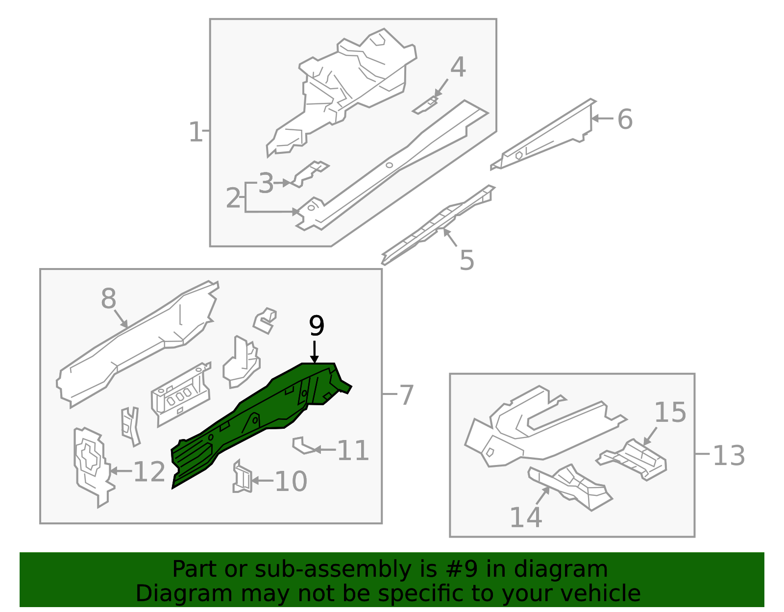 Frame Side Member BDTS-54-321A | OEM Parts Online