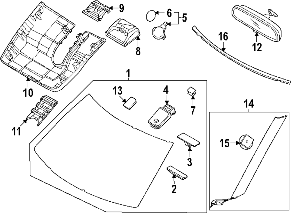 86250-DO000 - Reveal Molding 2024-2025 Kia EV9 | Genuine Kia Parts