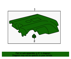 2017-2019 Toyota Highlander Engine Cover 11209-0P130 | OEM Parts Online