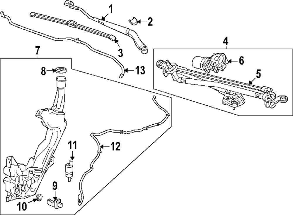 2024-2025 GM (Replaces 23417074) Windshield Wiper Blade, 22.1 in ...