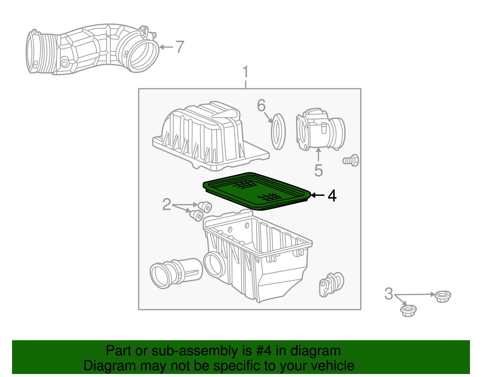 Genuine OEM Ford Part - Motorcraft™ Engine Air Filter FA-1695 | Genuine ...