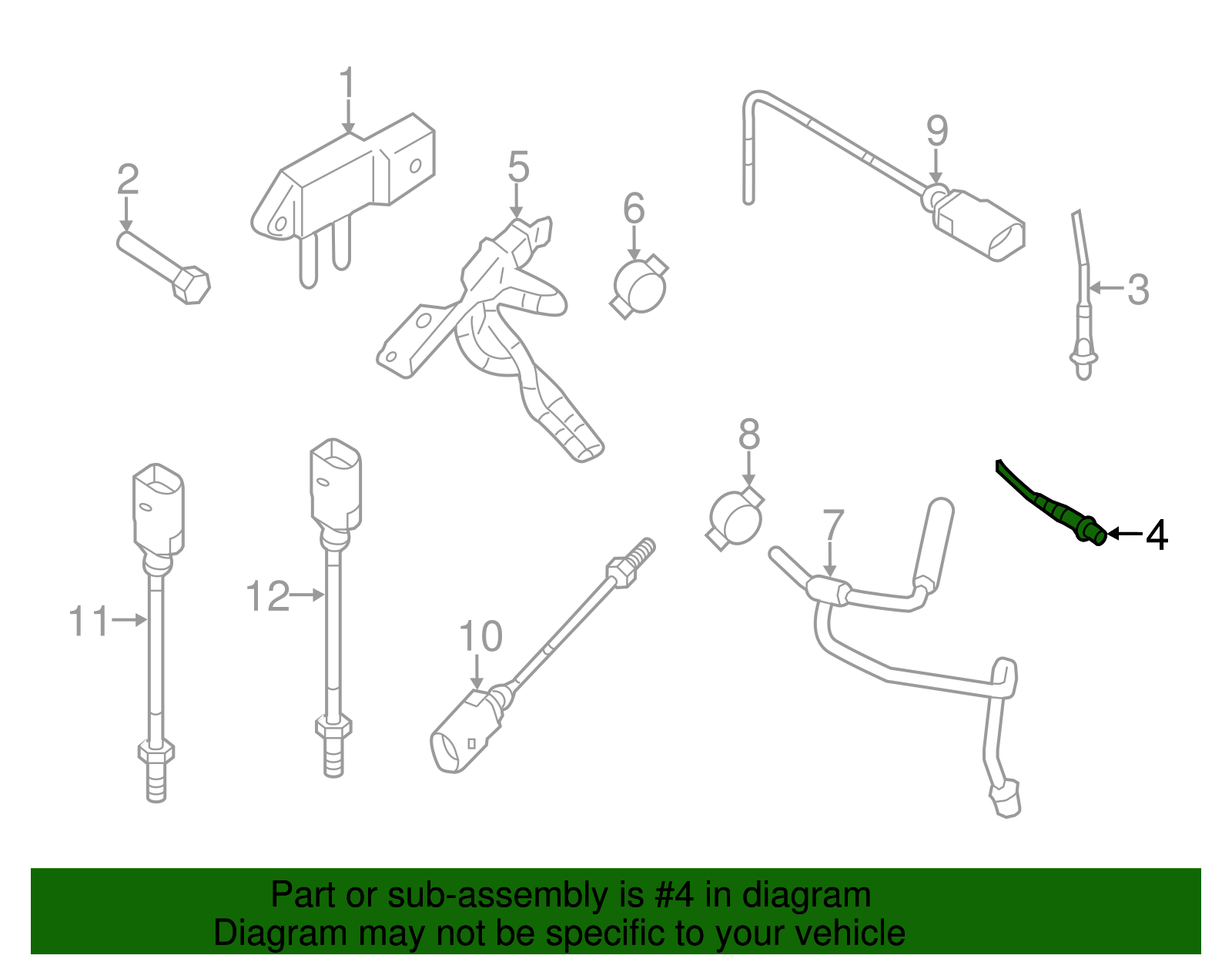 1K0-998-262-AE - Oxygen Sensor 2004-2015 Volkswagen | Wolfsburg Parts ...