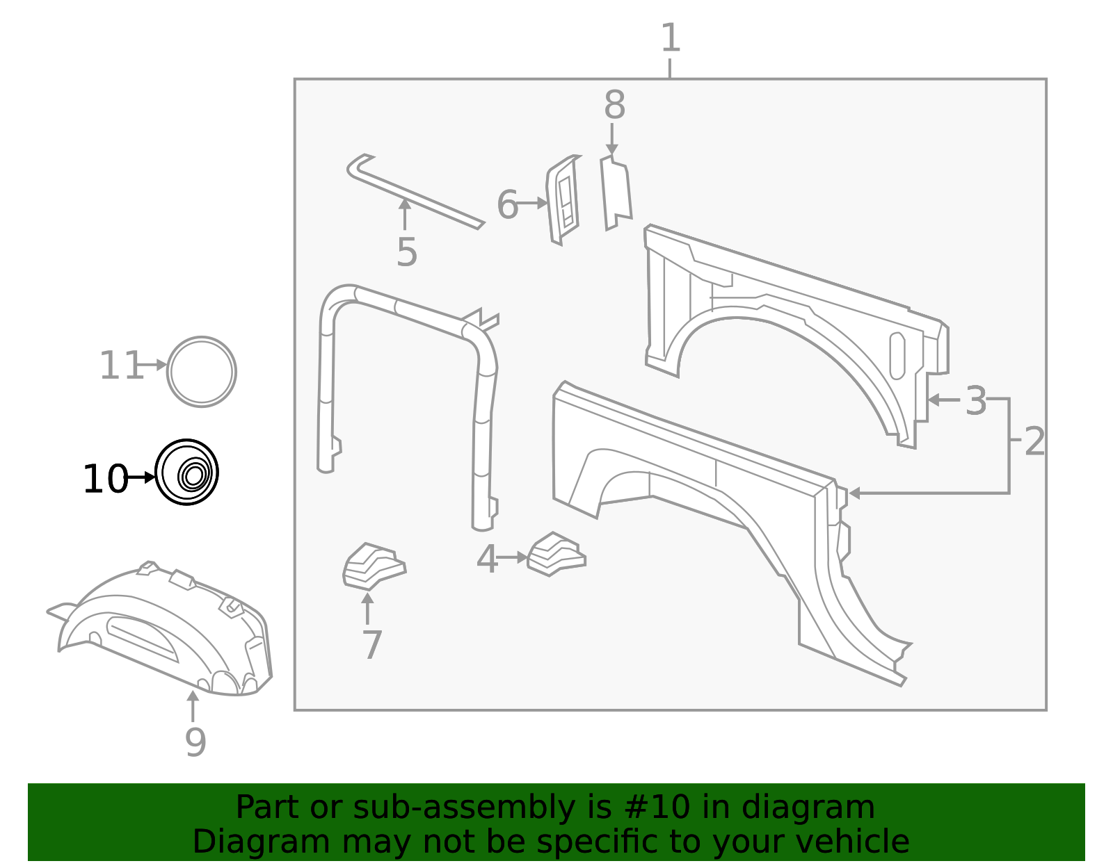 Fuel Pocket 52059831AH | Mopar Parts Canada