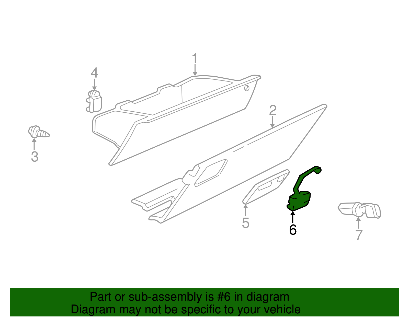 2003-2005 Buick Park Avenue Latch 25736913 | Capital Chevy Parts
