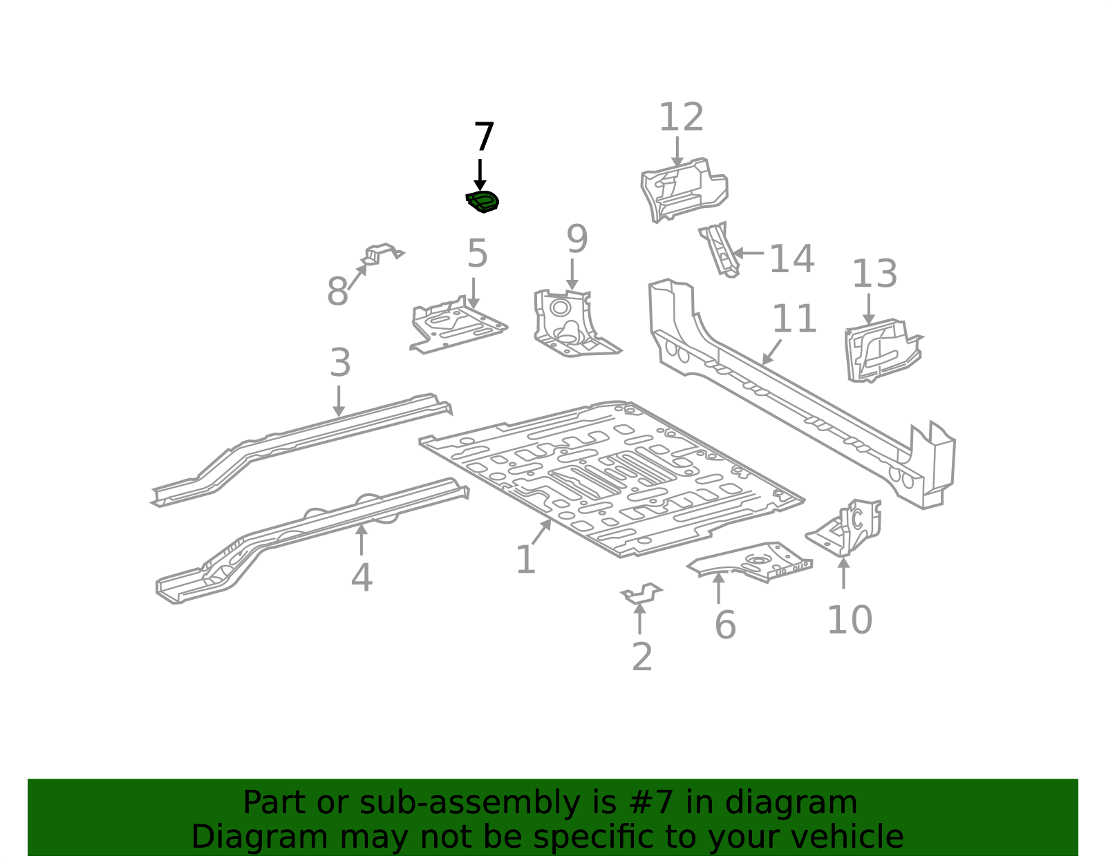 Genuine Official Toyota Striker Assembly, Luggage Hold Belt part# 58460 ...