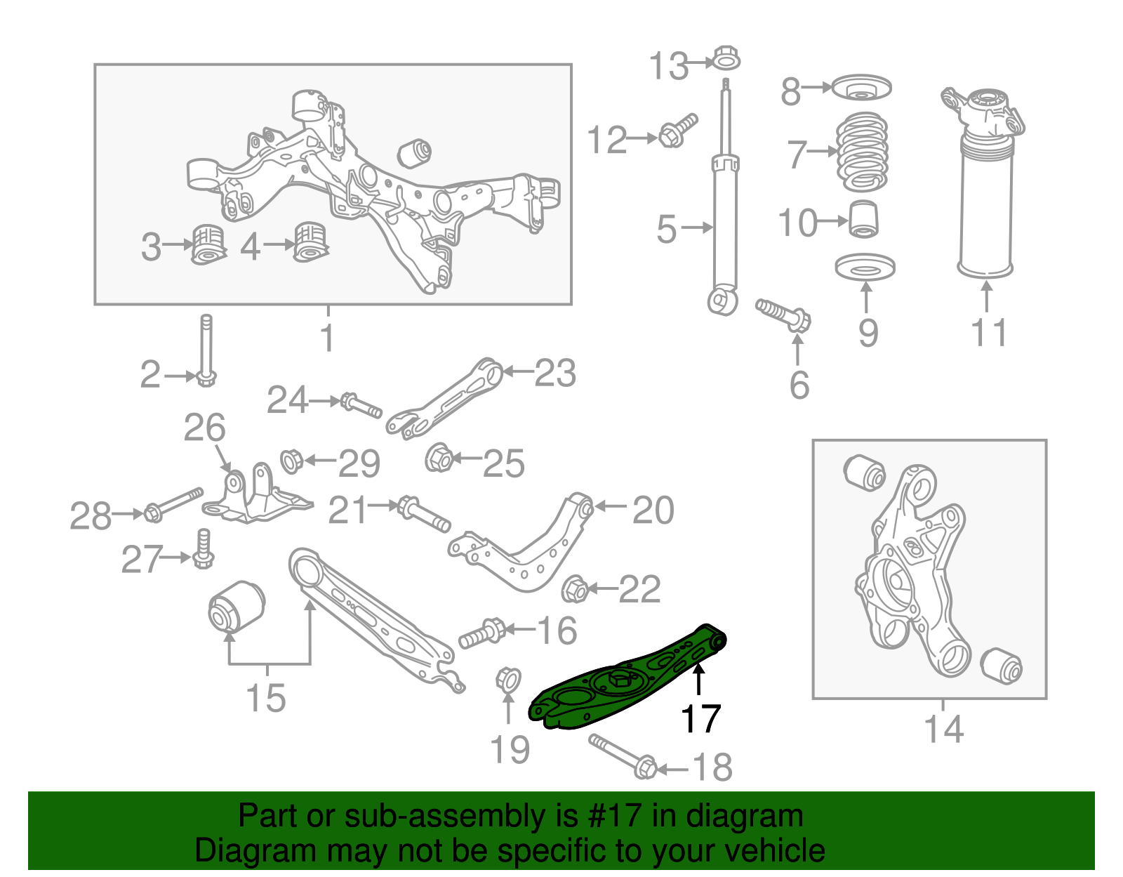 2016-2020 Buick Envision Suspension Control Arm 84557852 | Capital ...