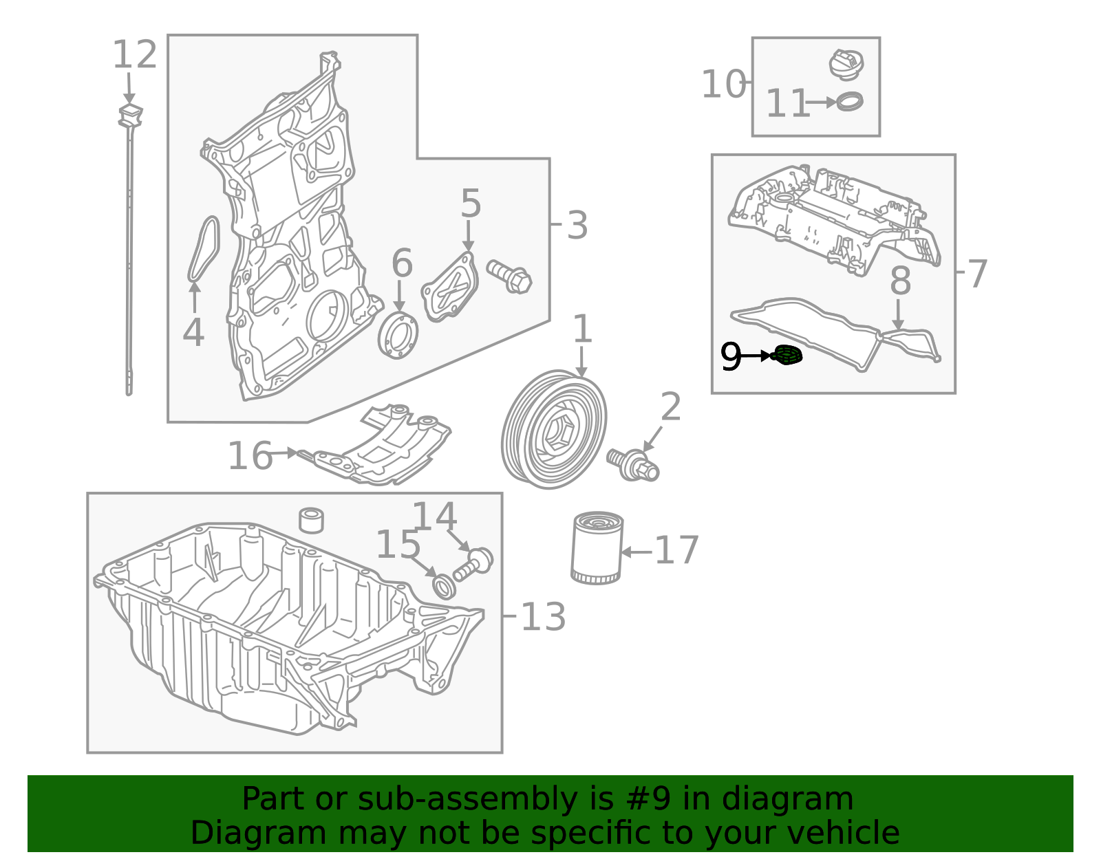 2015-2022 Acura Engine Valve Cover Gasket 12342-5A2-A01 | OEM Parts Online