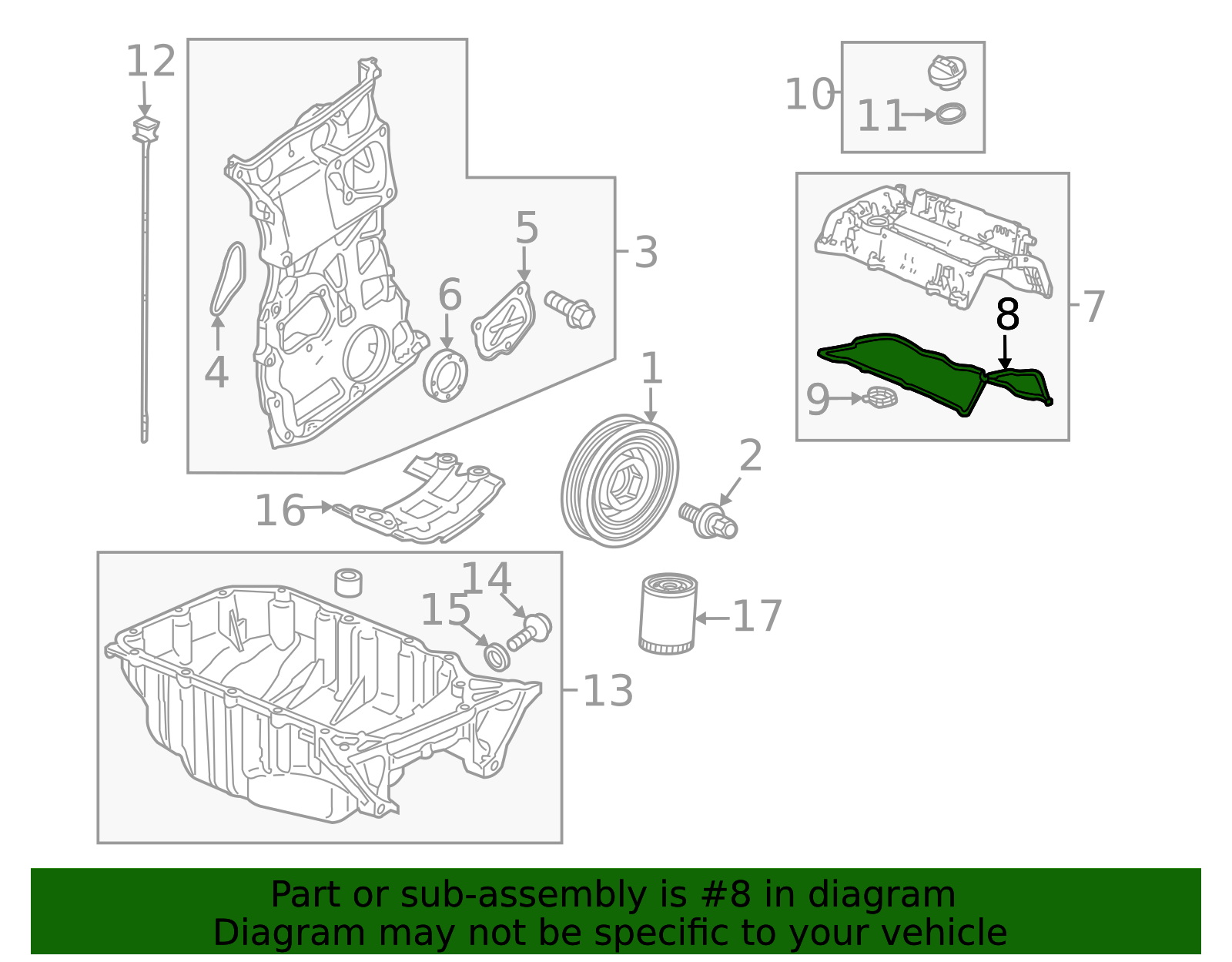 2015-2022 Acura Valve Cover Gasket 12341-5A2-A01 | OEM Parts Online