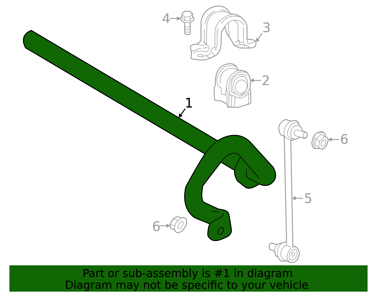 48804-0E010 - Stabilizer Bar 2020-2025 Toyota Highlander | Longo Toyota ...