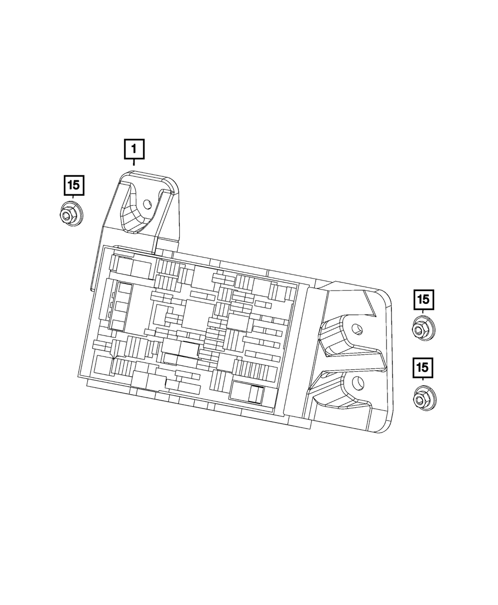 2019 Ram 1500 Power Distribution Center 68312656AC | Mopar OEM Parts Outlet