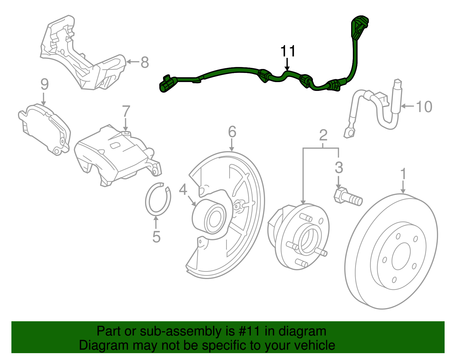 2013-2022 GM Front Wheel Speed Sensor 94544440 | Capital Chevy Parts