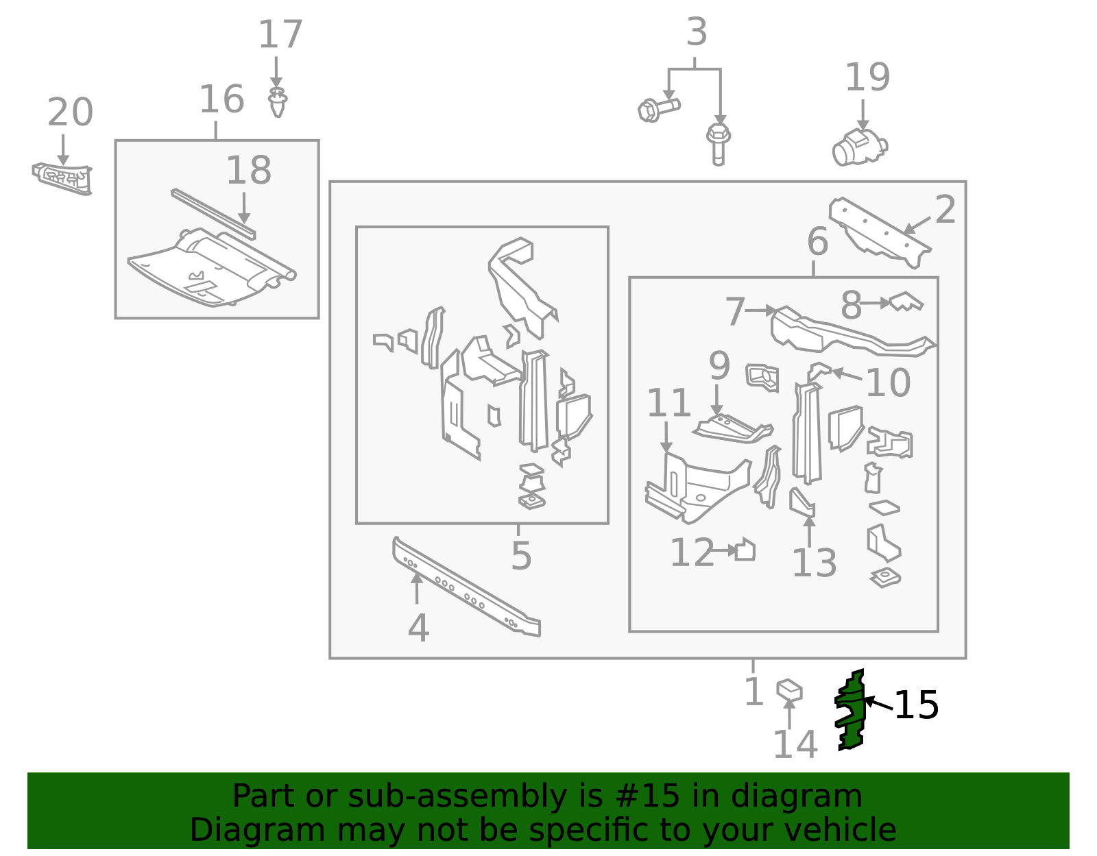 53294-60090 - High-Quality Radiator Support Air Deflector for 2008-2011 ...