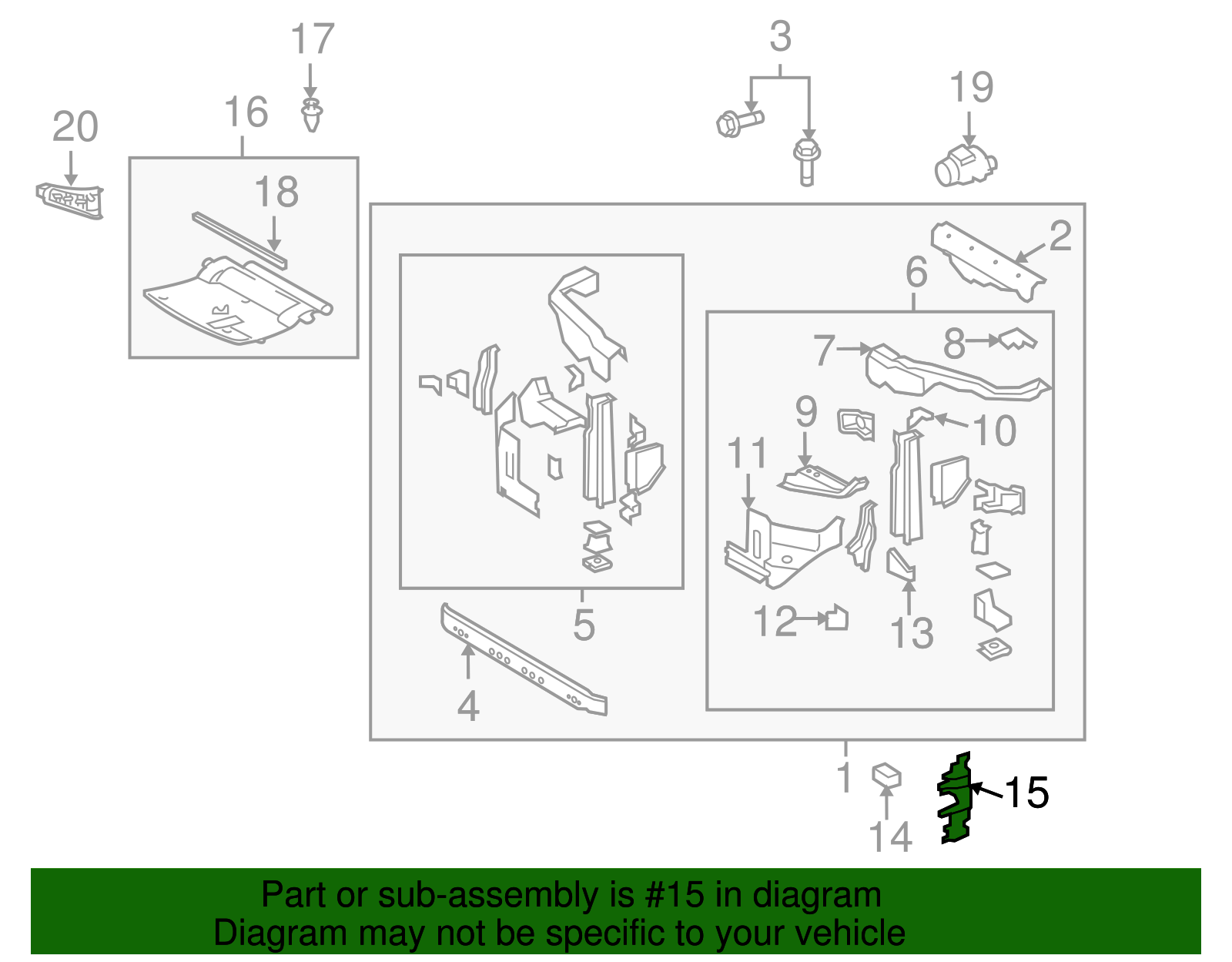 53294-60090 - Deflector - 2008-2011 Lexus LX570 | My L Parts