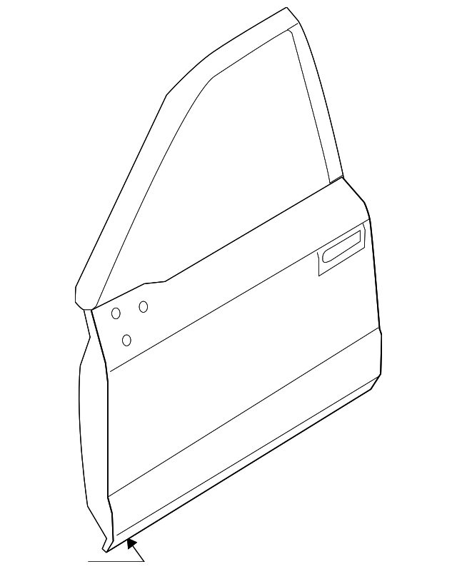 rl3z1020125b - Ford Door Shell | Levittown Ford Parts