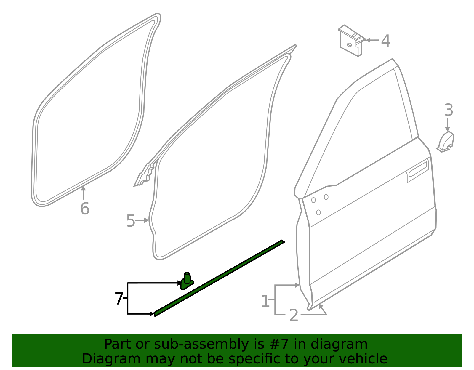 2015-2025 Ford OEM NEW 2015-2019 Ford F-250 Super Duty Lower Weather ...