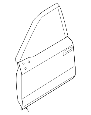RL3Z-1020125-B - Door Shell 2021-2025 Ford | Ford Parts Direct