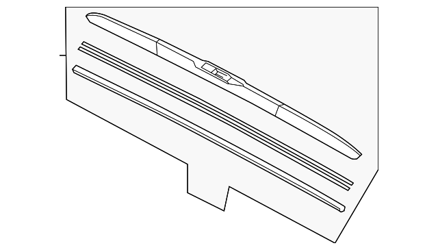 2020-2025 Toyota Highlander Wiper Blade 85212-0E090 | OEM Parts Online