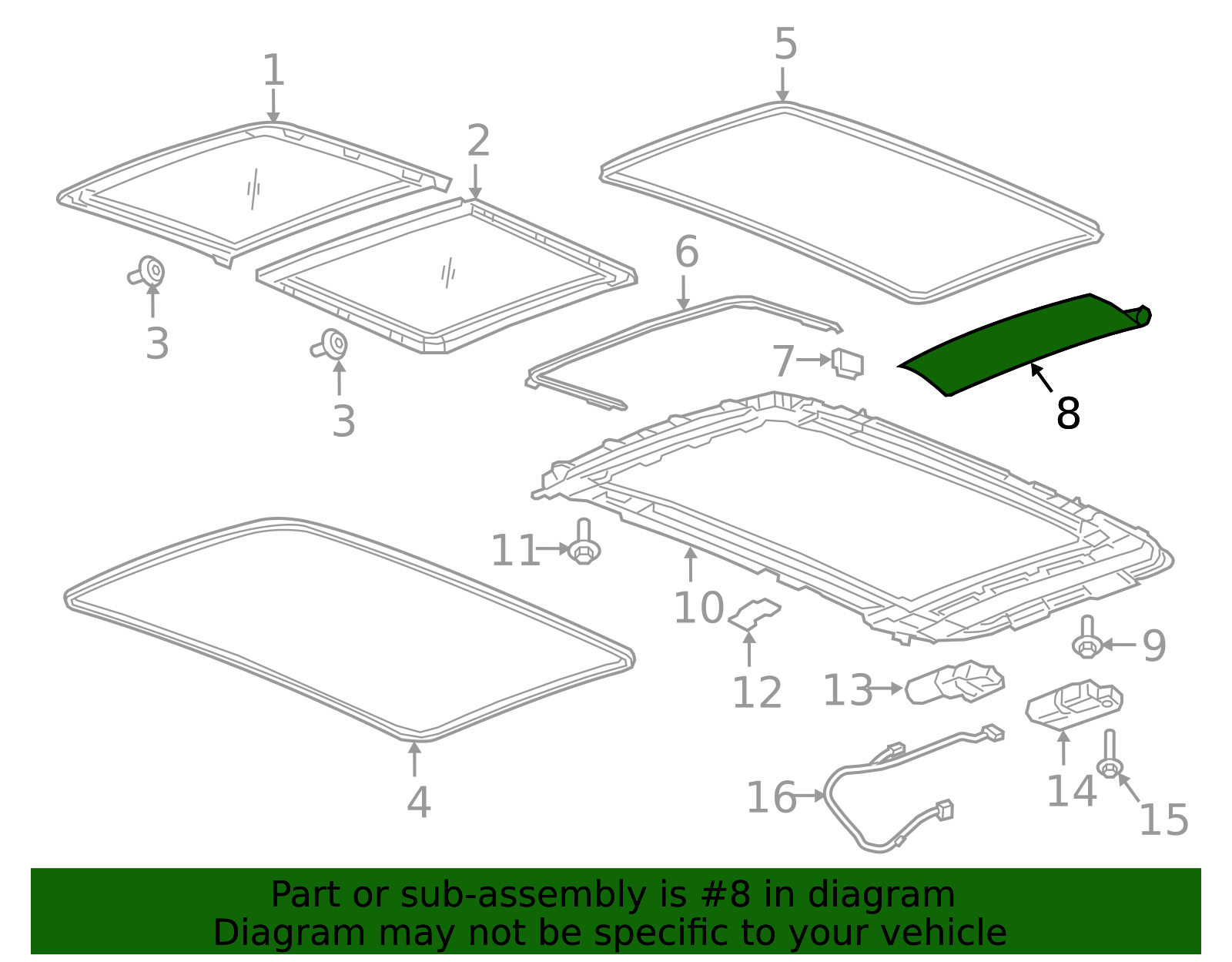 2018-2024 GM Sunshade 84572607 | TascaParts.com