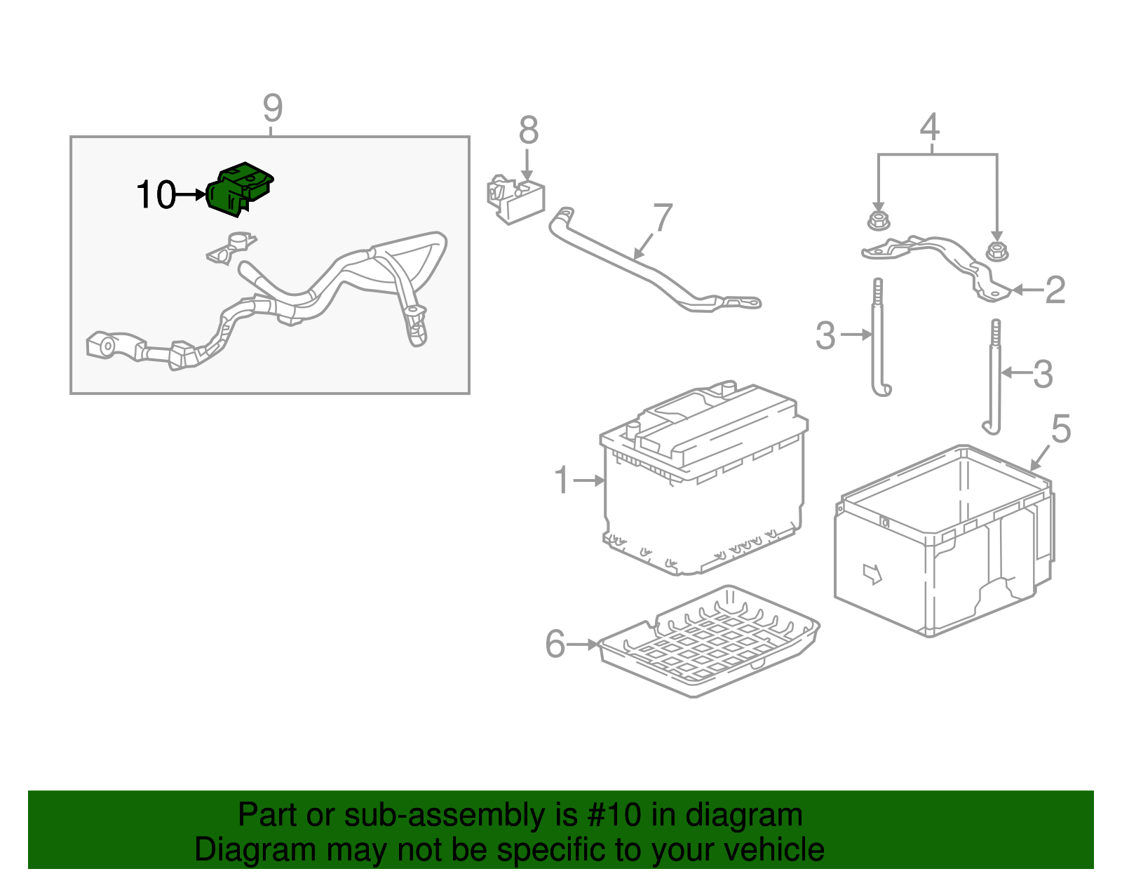 2018-2025 Honda Boot Cover 32418-TVA-003 | Cheaper Honda Parts
