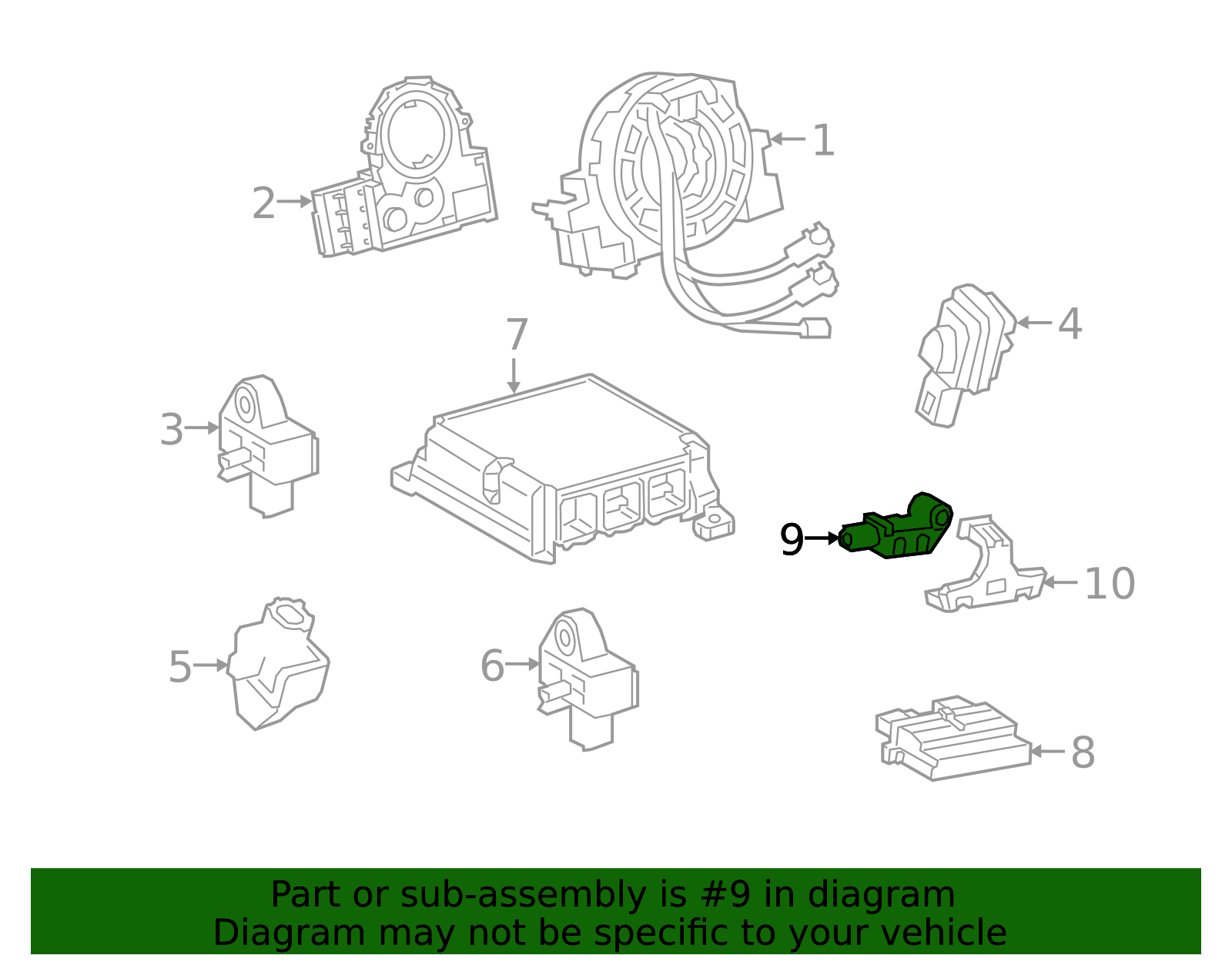 89178-06030 - High-Quality Seat Track Position Sensor for 2019-2025 ...