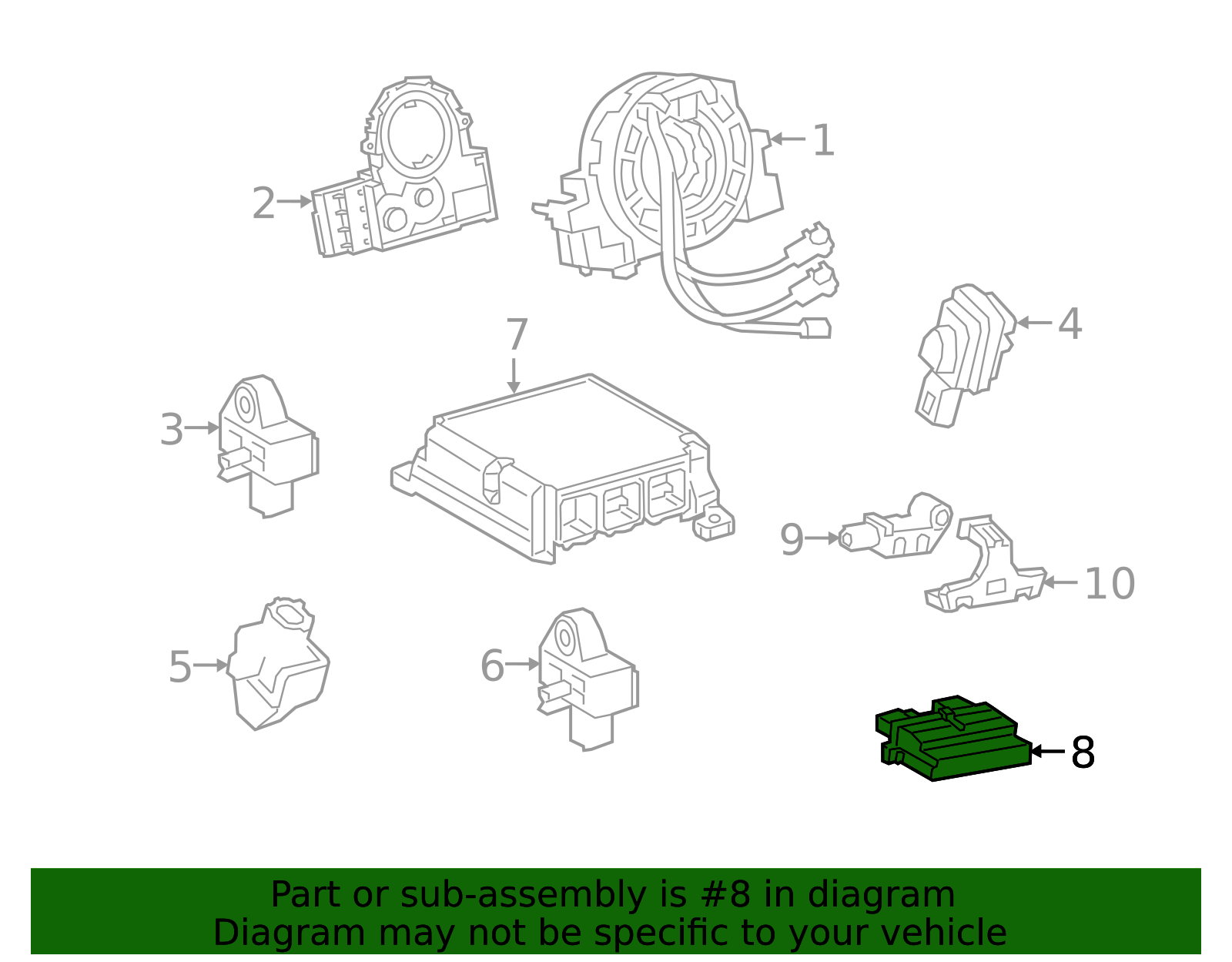 89952-33040 - High-Quality Passenger Discriminating Sensor for 2019 ...