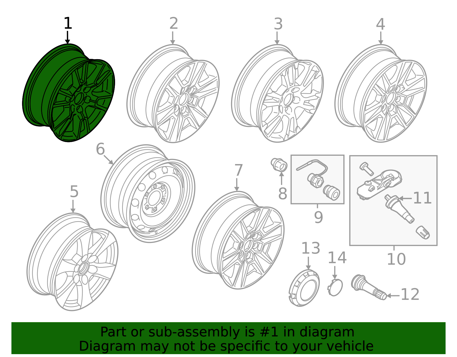 FL3Z-1007-B - Wheel, Alloy 2015-2018 Ford F-150 | Ford Parts Direct