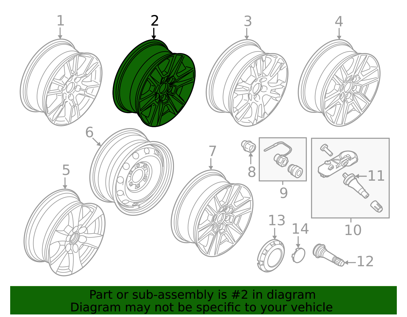 2015-2017 Ford F-150 | Wheel, Alloy | FL3Z-1007-C | Walls' Ford Parts