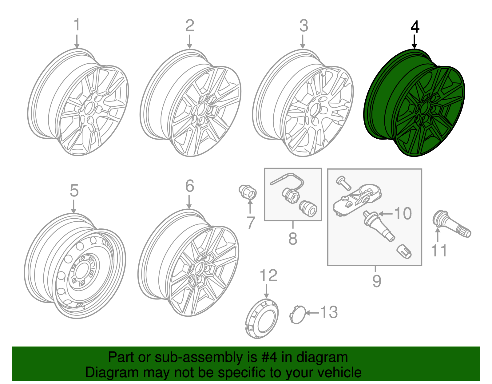 2015-2020 Ford F-150 | Wheel, Alloy | FL3Z-1007-K | Walls' Ford Parts