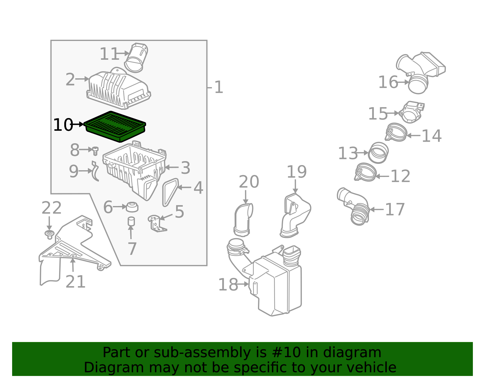 28113-2F000 - Filter Element 2004-2009 Kia | Kia.Parts Store