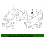 01553-09241 | Nissan Clip - Genuine OEM | 0155309241 | Nissan Parts USA