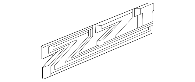 2021-2025 Chevrolet Nameplate 85003753 | Capital Chevy Parts