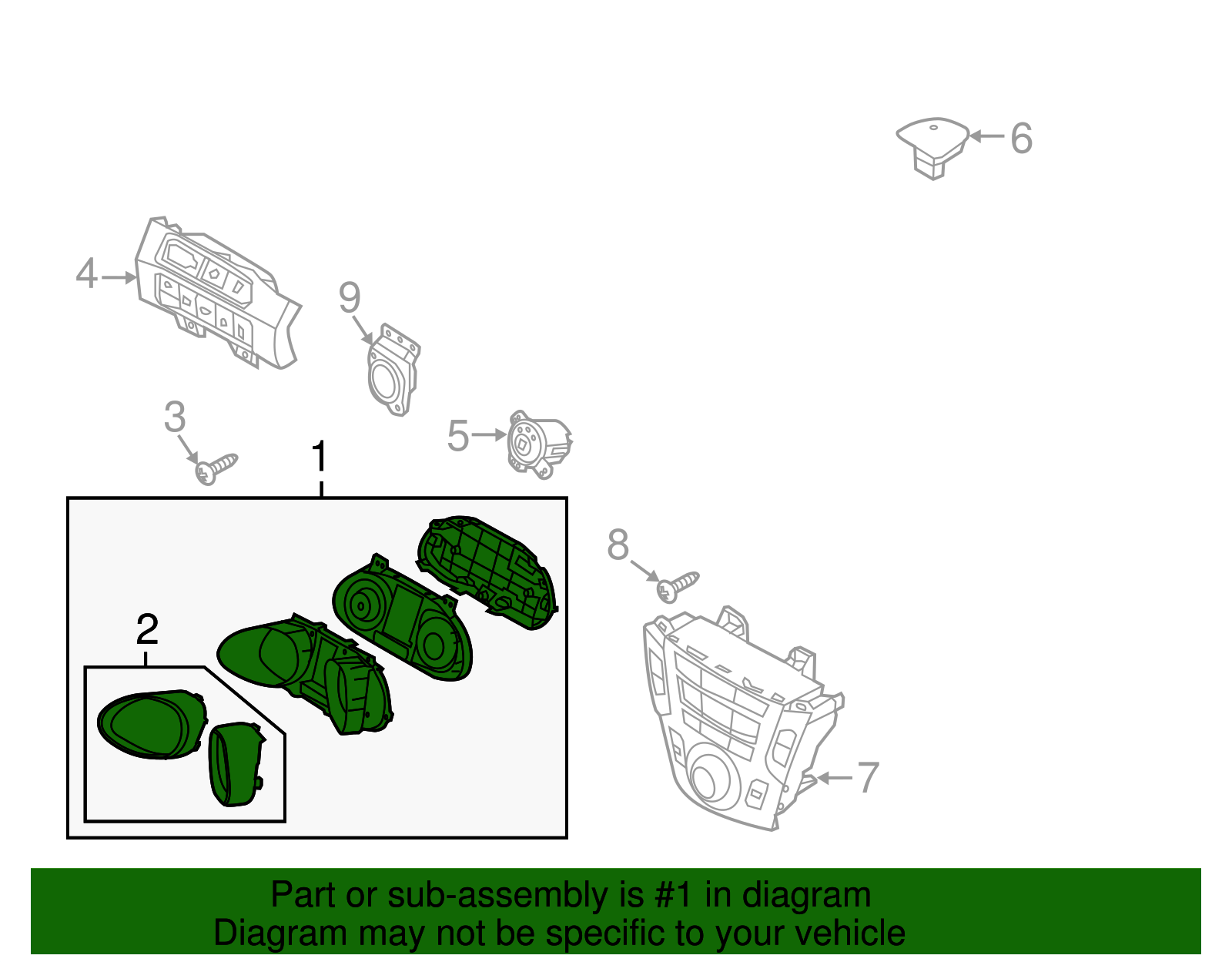 2017-2018 Hyundai Santa Fe Sport Instrument Cluster 94021-4Z010 | OEM ...
