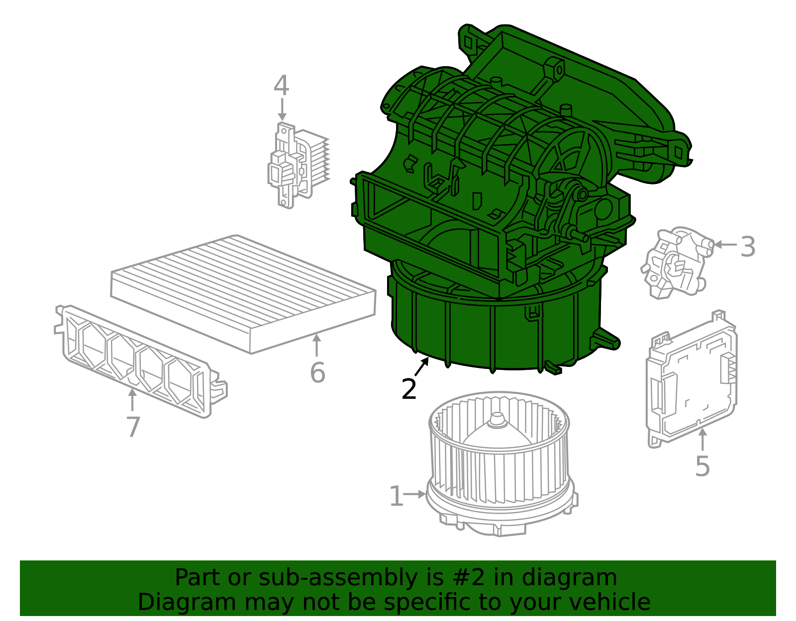 79305-TBA-A11 - Blower Case 2016-2021 Honda Civic | Honda Parts Online
