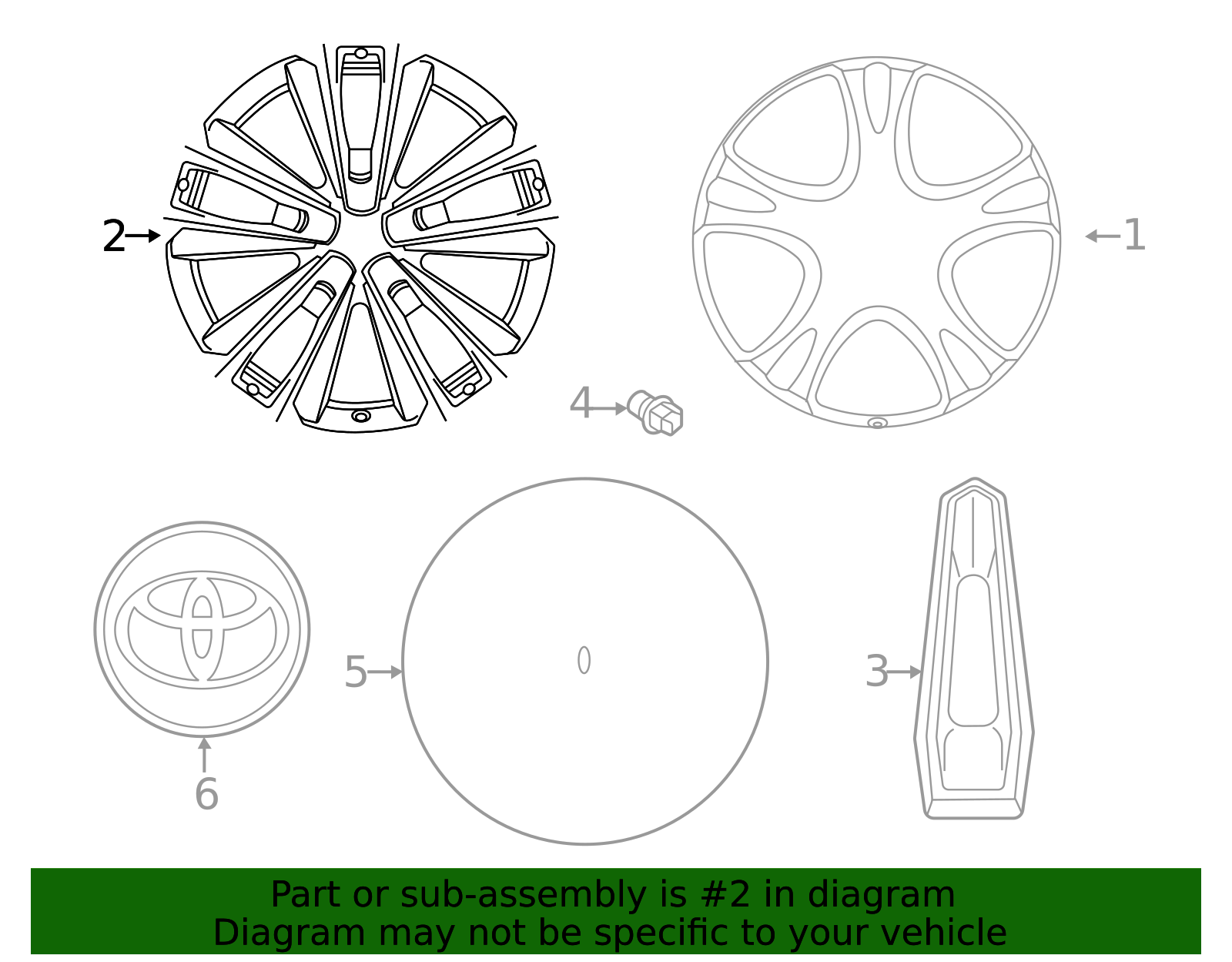 42611-42A80 - Wheel, Alloy 2025 Toyota bZ4X | Longo Toyota Parts