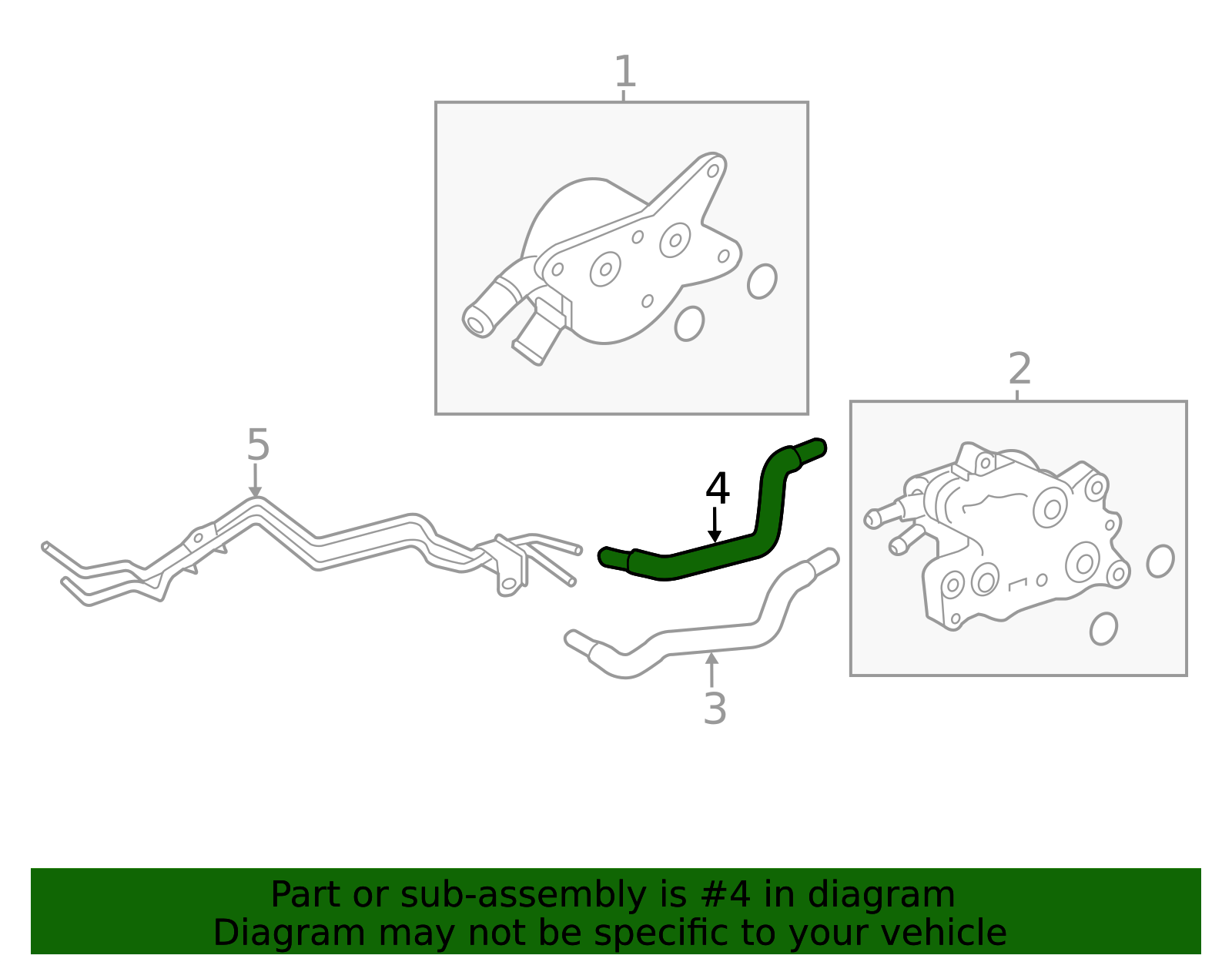 Genuine Official Toyota Automatic Transmission Oil Cooler Hose part ...