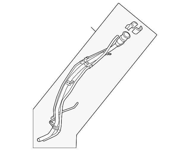 2009-2012 Toyota RAV4 Fuel Tank Filler Neck 77213-0R010 | Toyota Parts ...