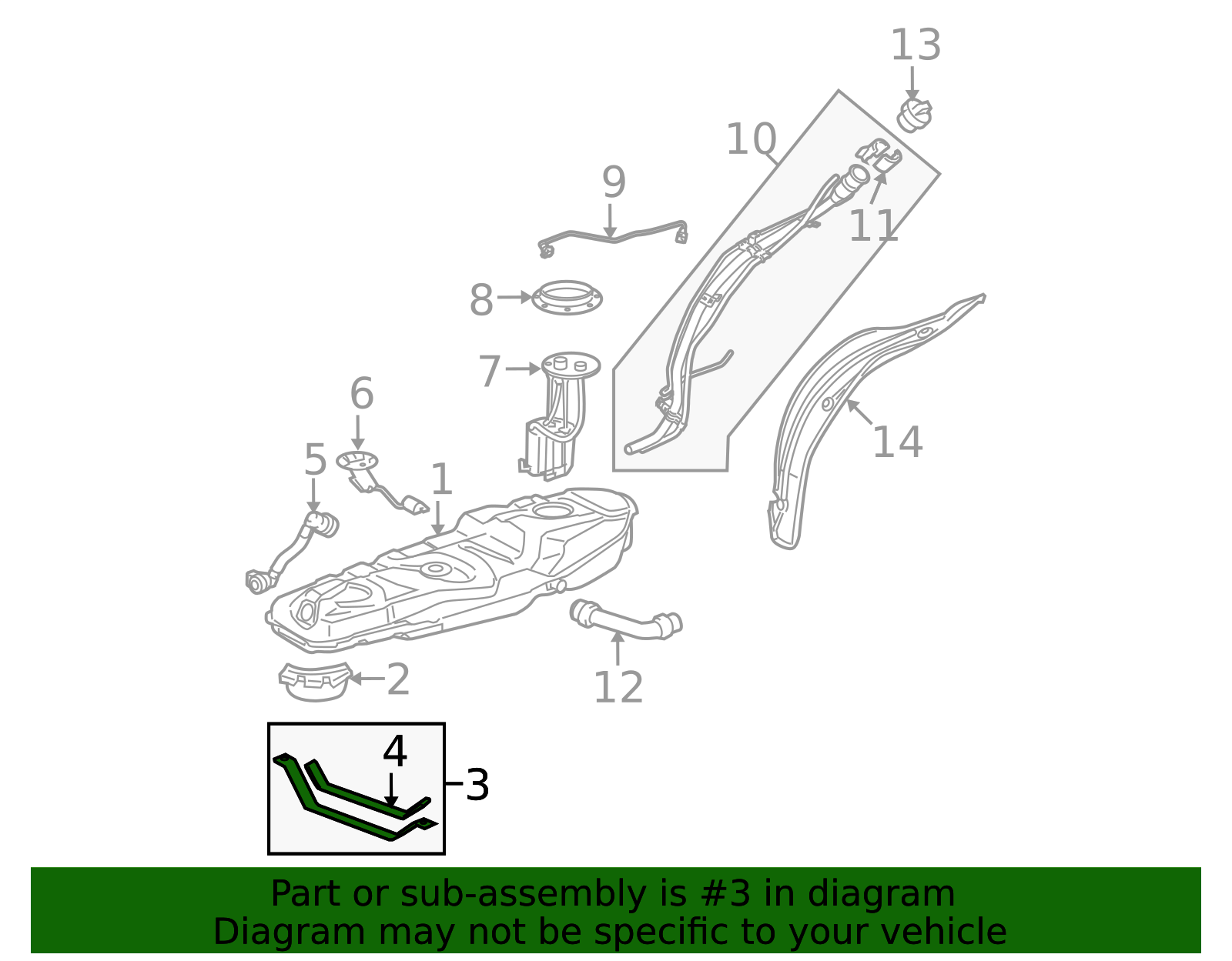 77601-0R020 - High-Quality Fuel Tank Strap for 2006-2018 Toyota RAV4 ...