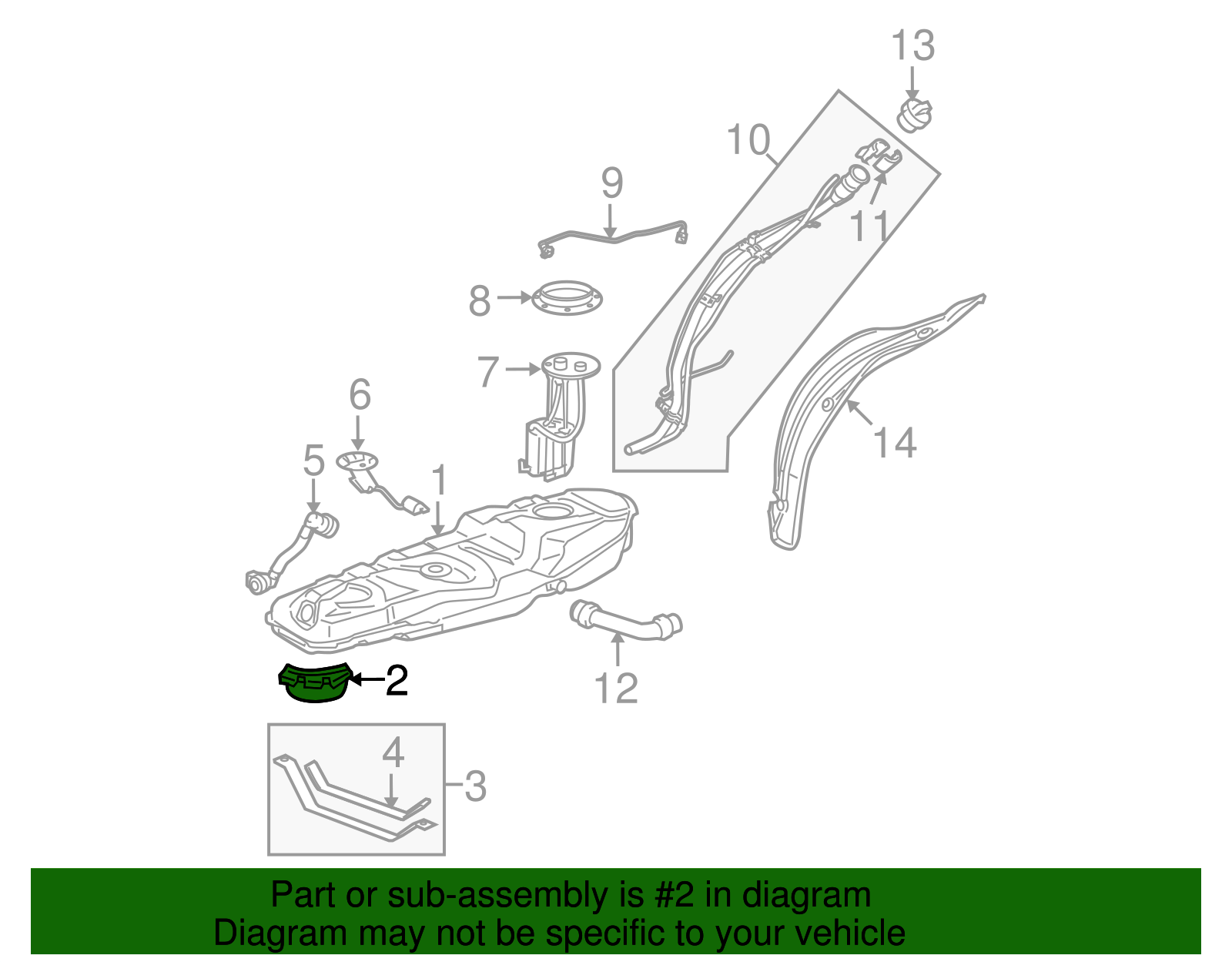 2009-2012 Toyota RAV4 | Fuel Tank Protector | 77641-0R020 | OEM Vehicle ...