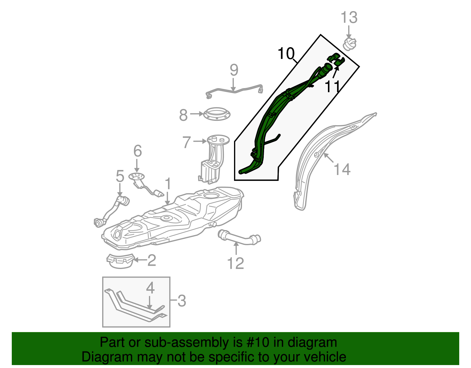 2009-2012 Toyota RAV4 Fuel Tank Filler Neck 77213-0R010 | Toyota Parts ...