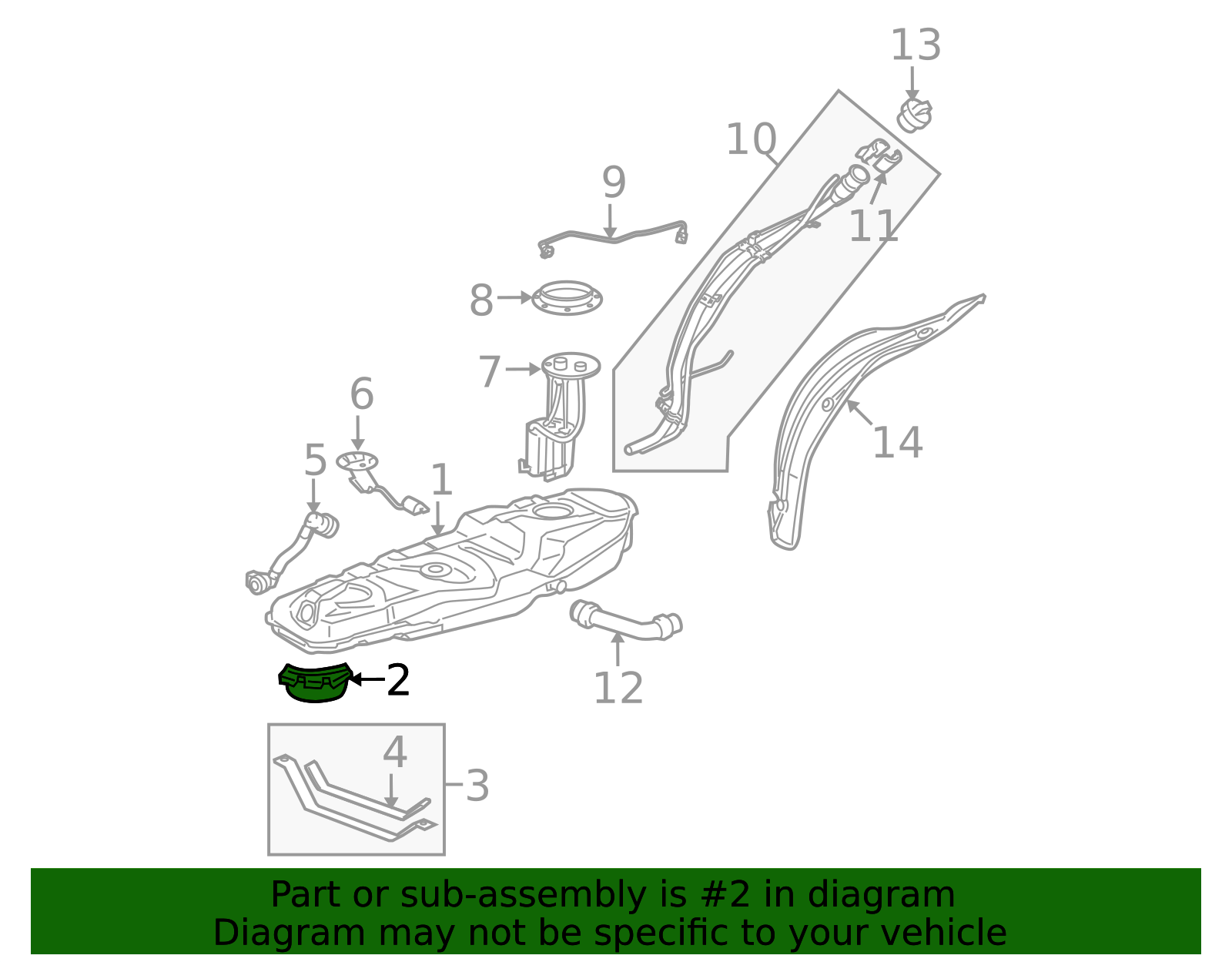 2009-2012 Toyota RAV4 Fuel Tank Protector 77641-0R020 | Toyota Parts Center