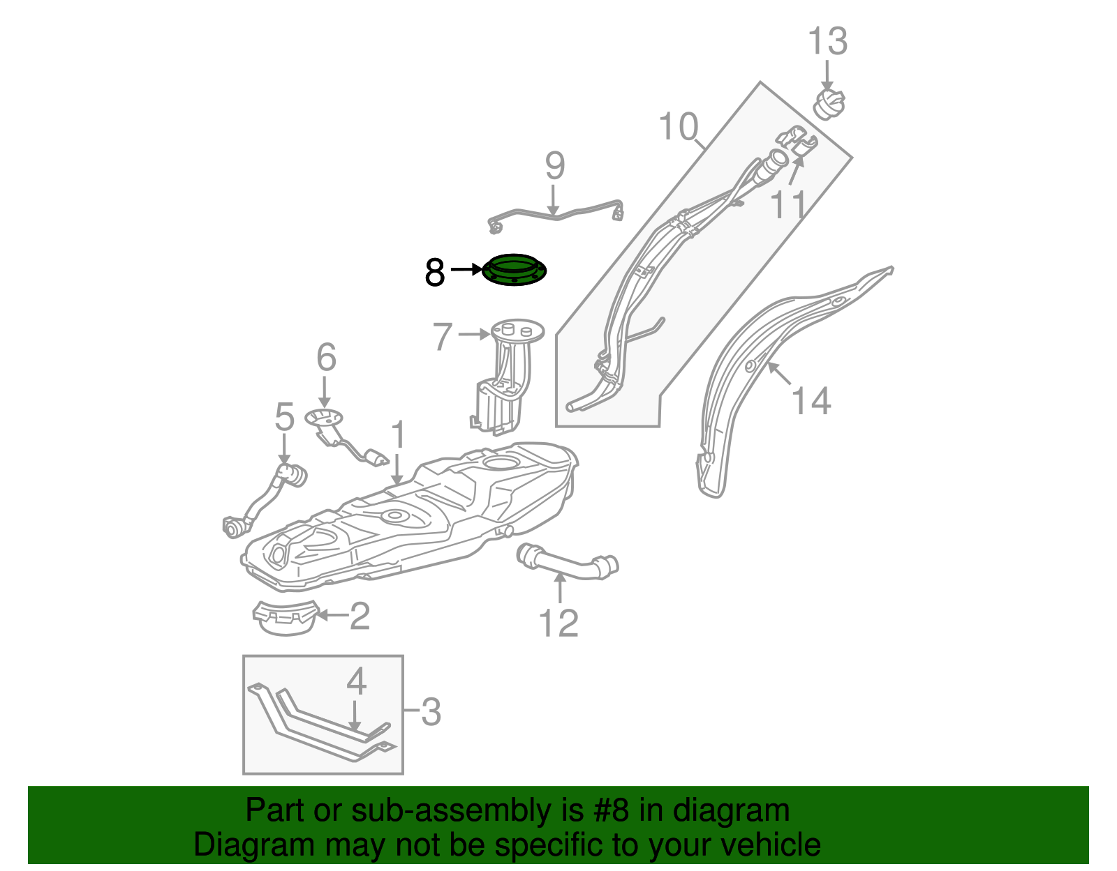 2006-2018 Toyota 2006-2018 Toyota - Fuel Pump Assembly Plate 77168 ...