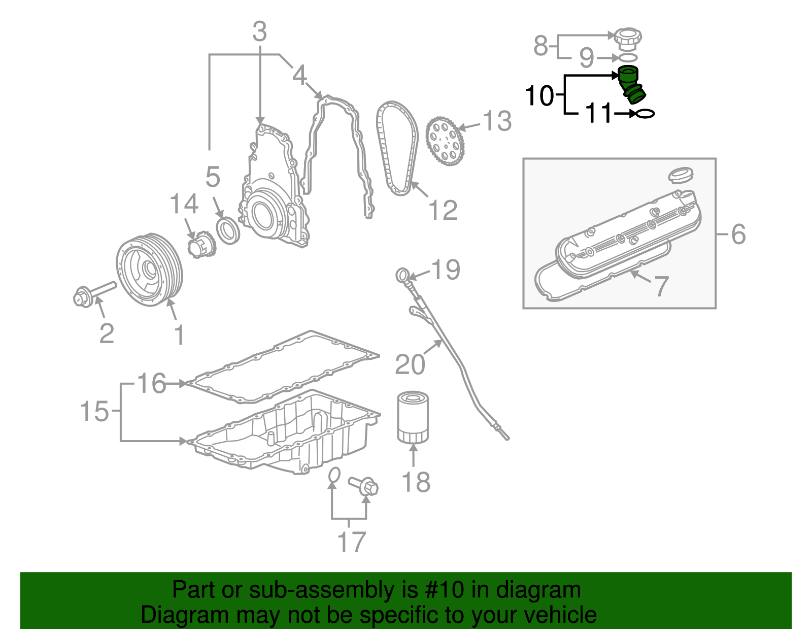 12609623 - High-Quality Oil Filler Tube for 2009-2017 GM | AutoNation Parts